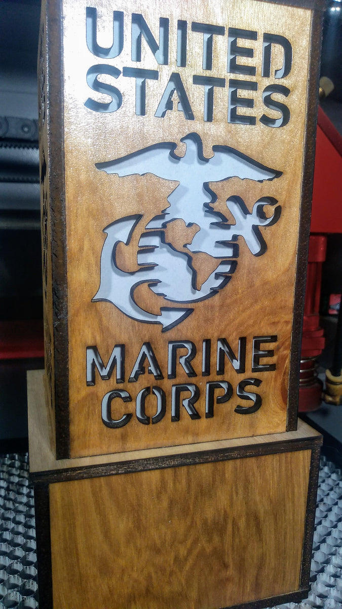 US Marine Corps. LED Lamp – That Artist